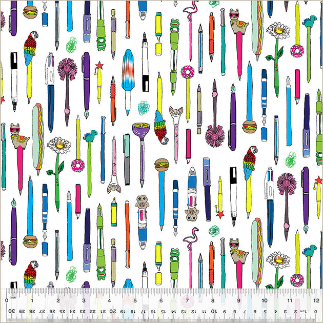 Pen Pals Collection Coconut Jelly 54235-6 | Quilt Expressions