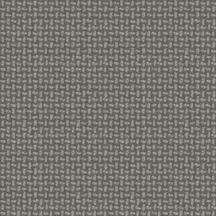 Woolies Flannel Basket Weave Pewter MASF18509-K | Quilt Expressions
