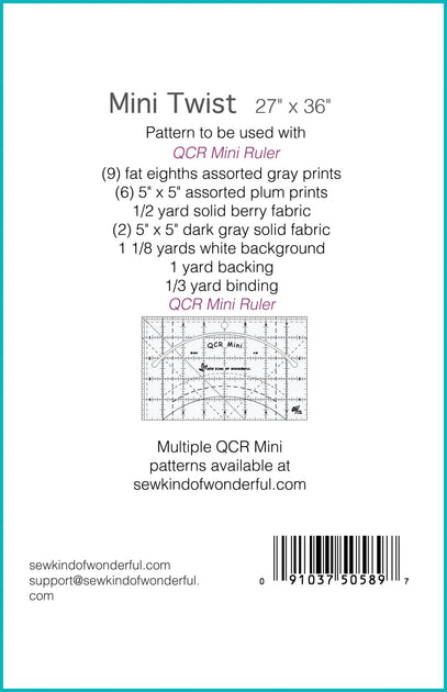 Mini Twist Mini QCR Quilt Pattern | Quilt Expressions
