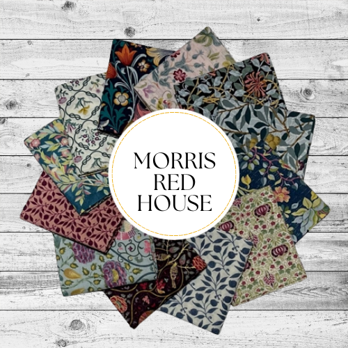 Morris Red House 12 Fat Quarter Bundle | Quilt Expressions
