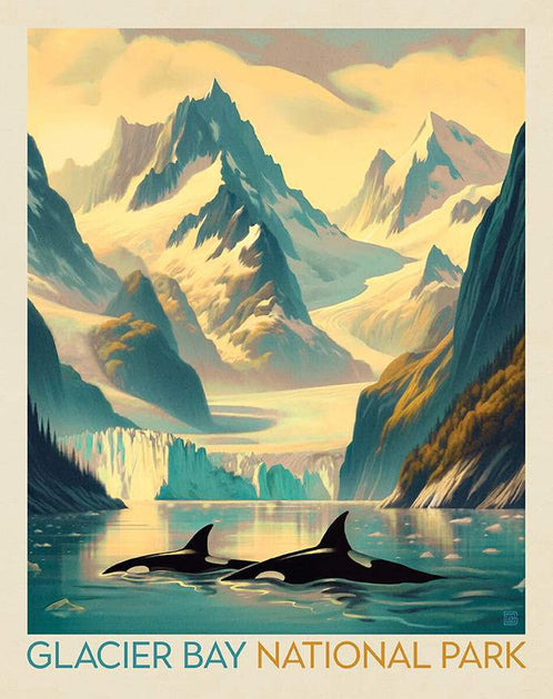National Parks Glacier Bay National Park Panel PD16130 | Quilt Expressions