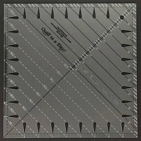 9-1/2" Triangle Square Up Plus Ruler | Quilt Expressions
