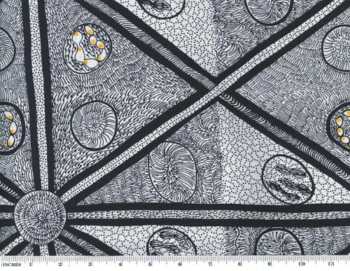 Aboriginals Sweet Potato Black | Quilt Expressions