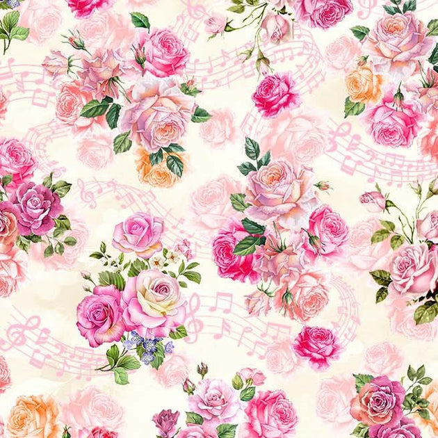 Spring Songs Flower Fairies Spring Songs Fairy Roses Creme DDC1245-Cre ...