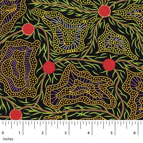 Aboriginals Women's Body Painting Gold | Quilt Expressions