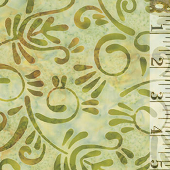 Fiji Batiks Simple Stems Seaweed Quilt Fabric 4336 47 | Quilt Expressions